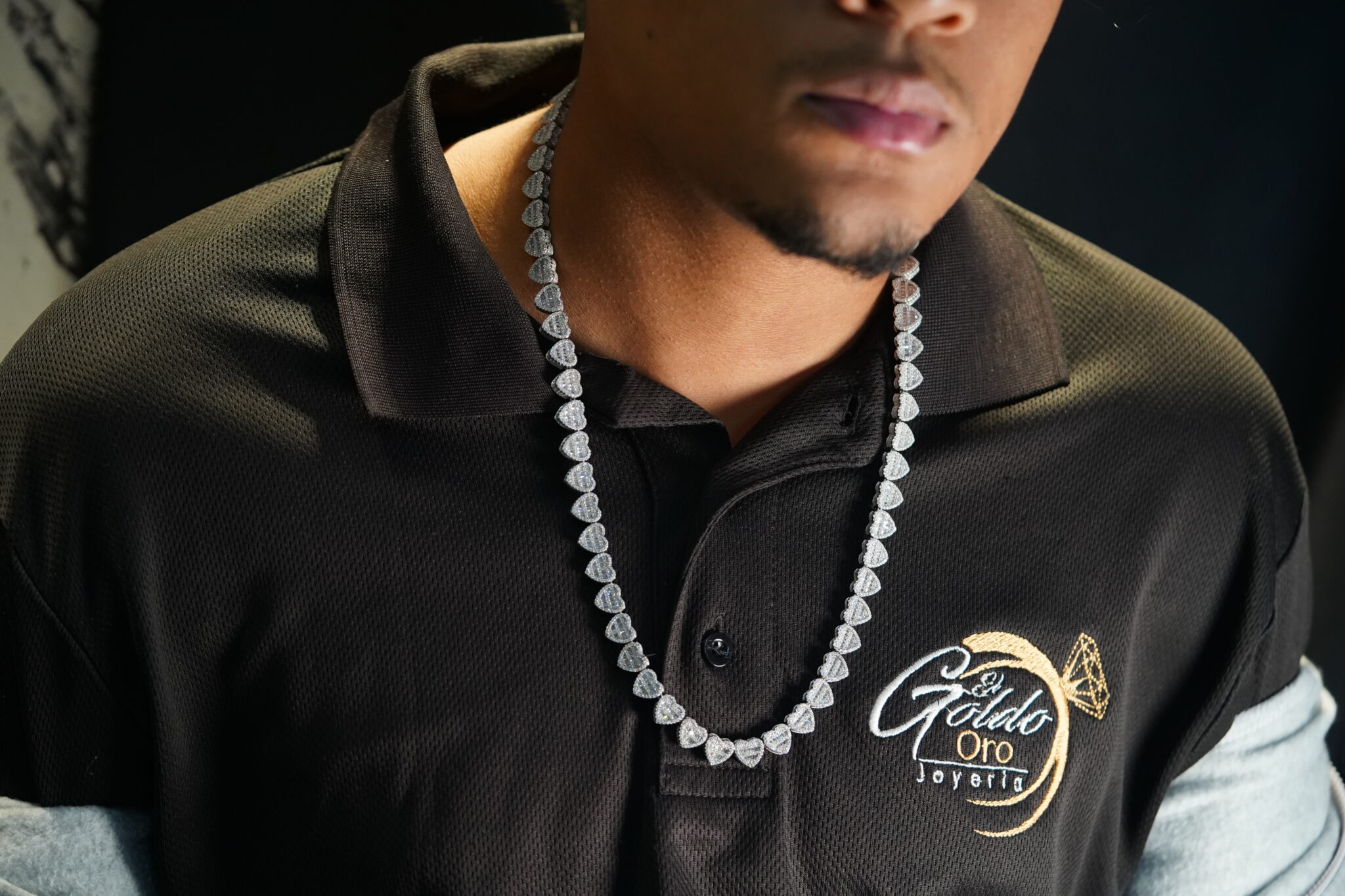 CADENA DE CORAZONES EN PLATA 925 - El Goldo Oro Joyería