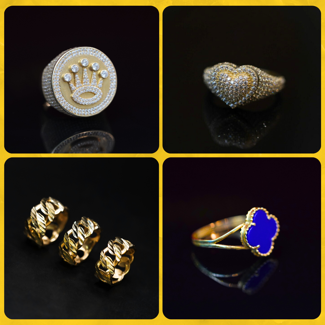 ANILLOS DE ORO 14K - El Goldo Oro Joyería